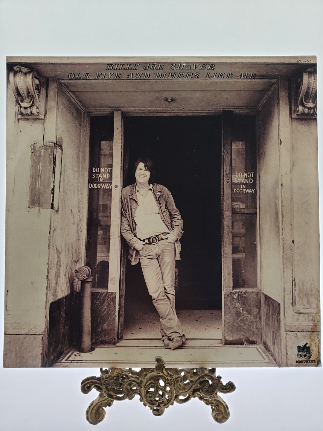 Rare 1973 Billy Joe Shaver LP Old Five and Dimers Like Me Stereo Vinyl Record Album MG 7621 ...