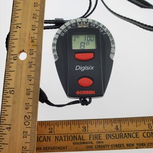 2006 Gossen Digisix Photography Light Meter on Lanyard With Soft Case ...