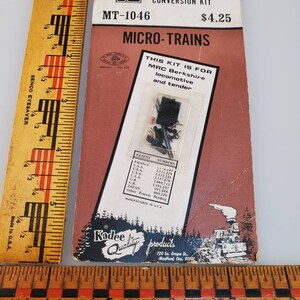 Micro Trains N Gauge Kadee MT-1046 Train Locomotive Pilot & Tender ...