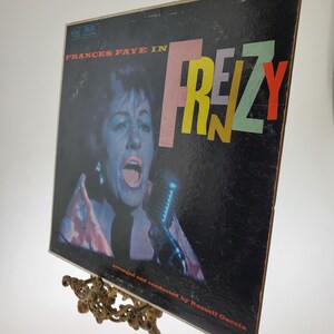 1961 Frances Faye and Russell Garcia LP in Frenzy Hi-fi Vinyl Record Album V 2147 Verve Records ...