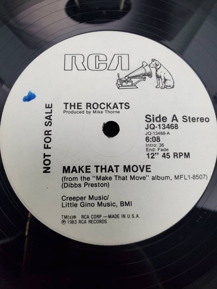 1983 The Rockats Make That Move Go Cat Wild LP JQ-13468 RCA | Etsy