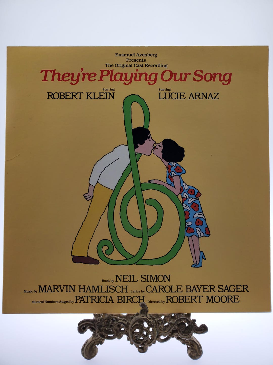 1979 They're Playing Our Song LP the Original Cast Recording Stereo Vinyl Record Album NBLP 7141 ...