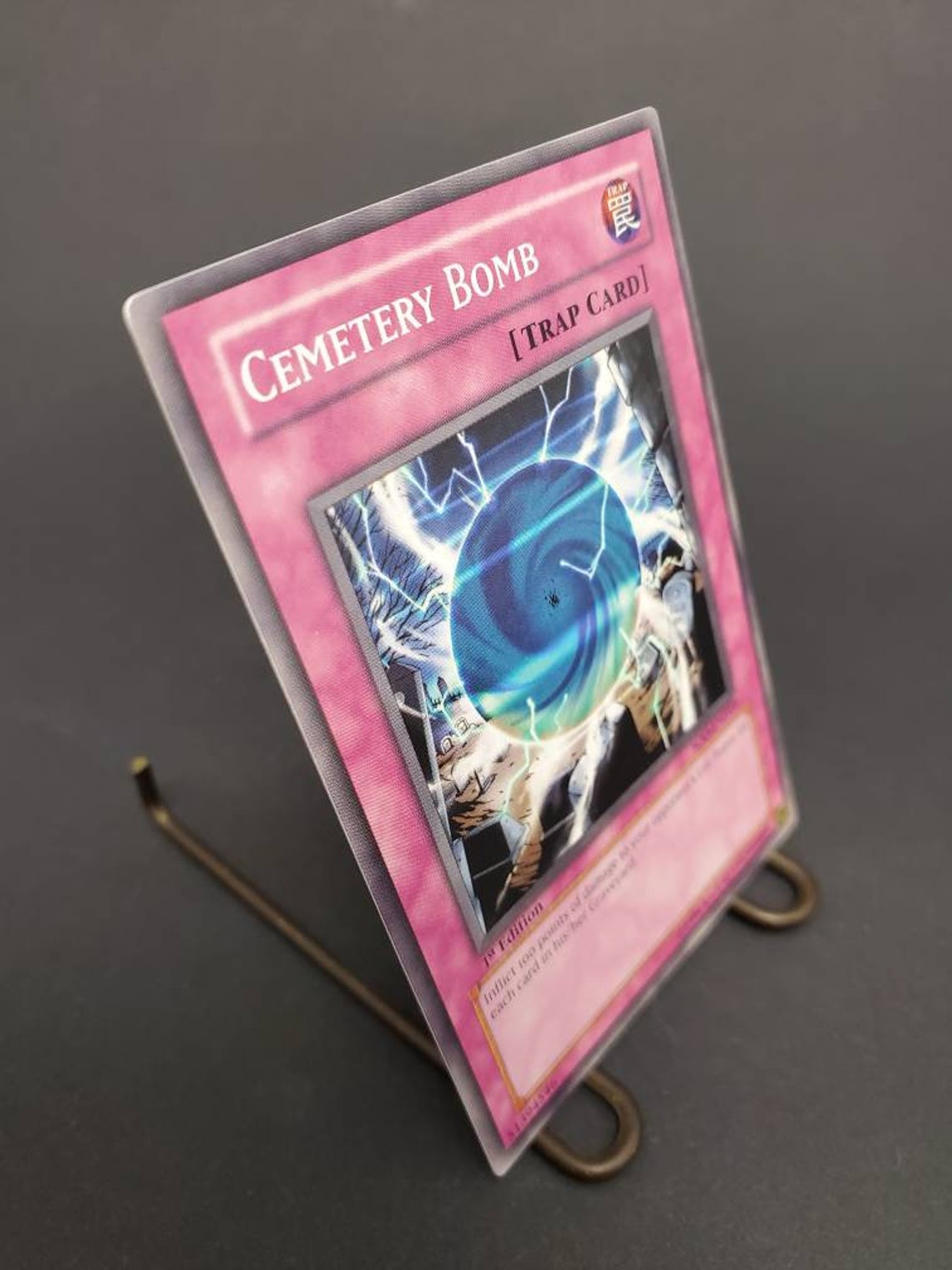 Cemetery Bomb SOD EN059 Yugioh 1st Edition Trap Card Trading - Etsy
