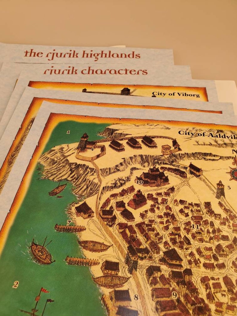 TSR 3121 Birthright the Rjurik Highlands Advanced Dungeons and - Etsy