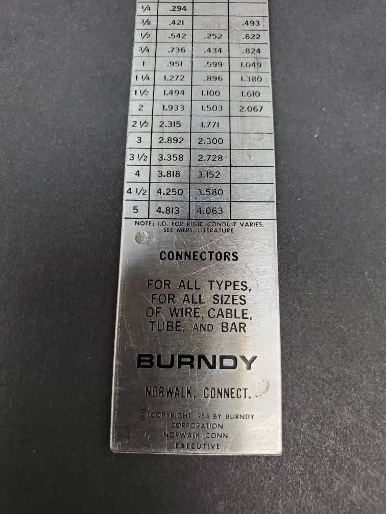 Burndy Wire Mike Stainless Steel Executive Norwalk Connecticut | Etsy