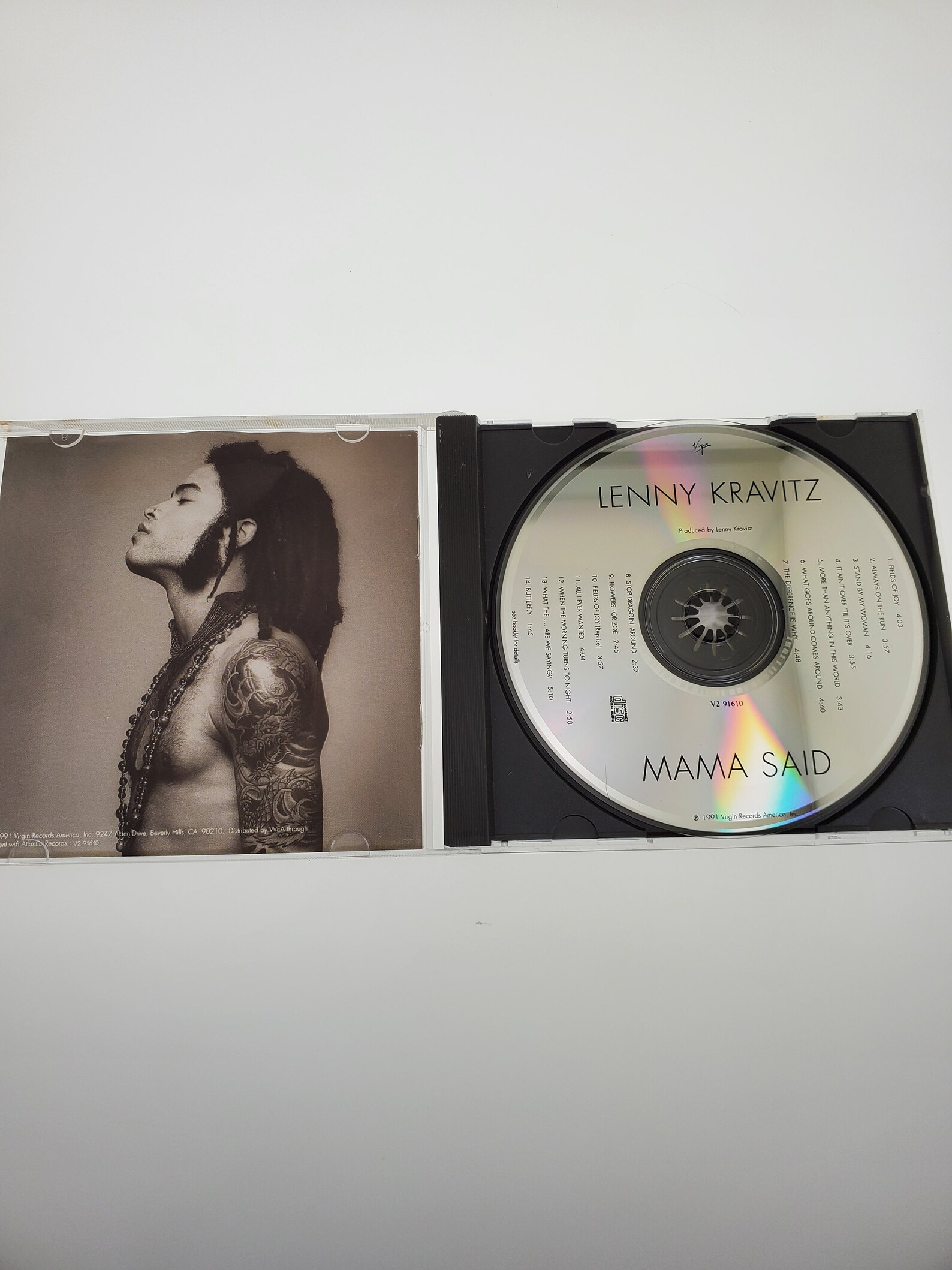 1991 Lenny Kravitz CD Mama Said Compact Disc V2 91610 Virgin Records - Etsy
