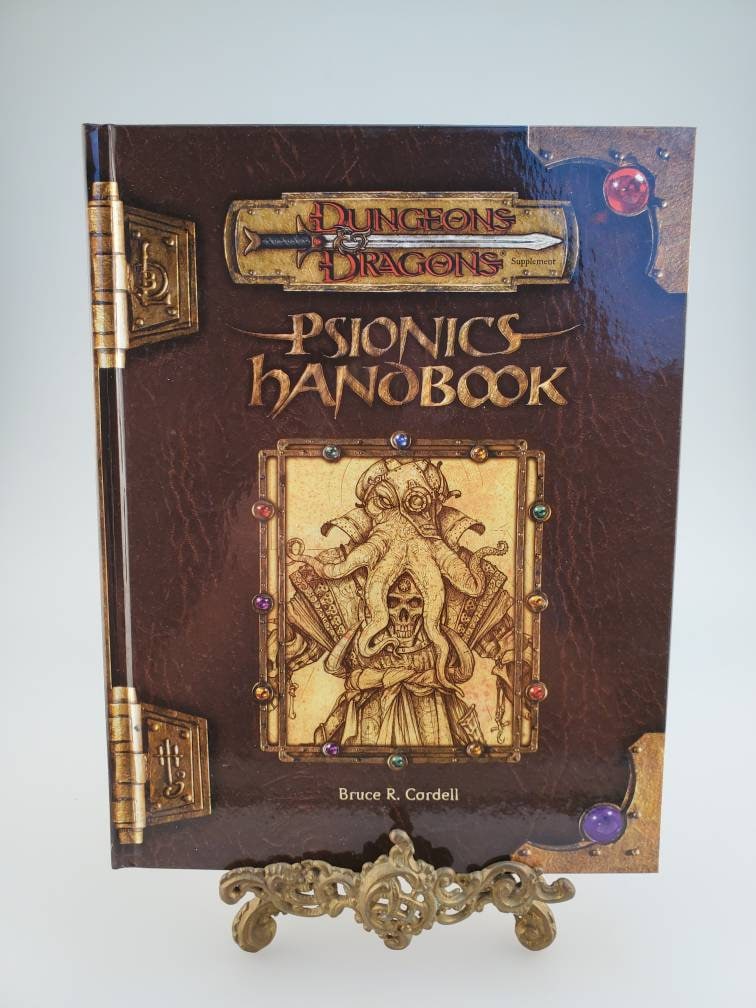 WTC 11835 Psionics Handbook with Character Sheet 2001 Dungeons | Etsy