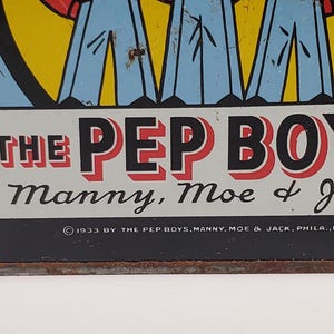 1933 Pep Boys Pure as Gold Motor Oil 2 Gallon Contents Can Trash Can ...