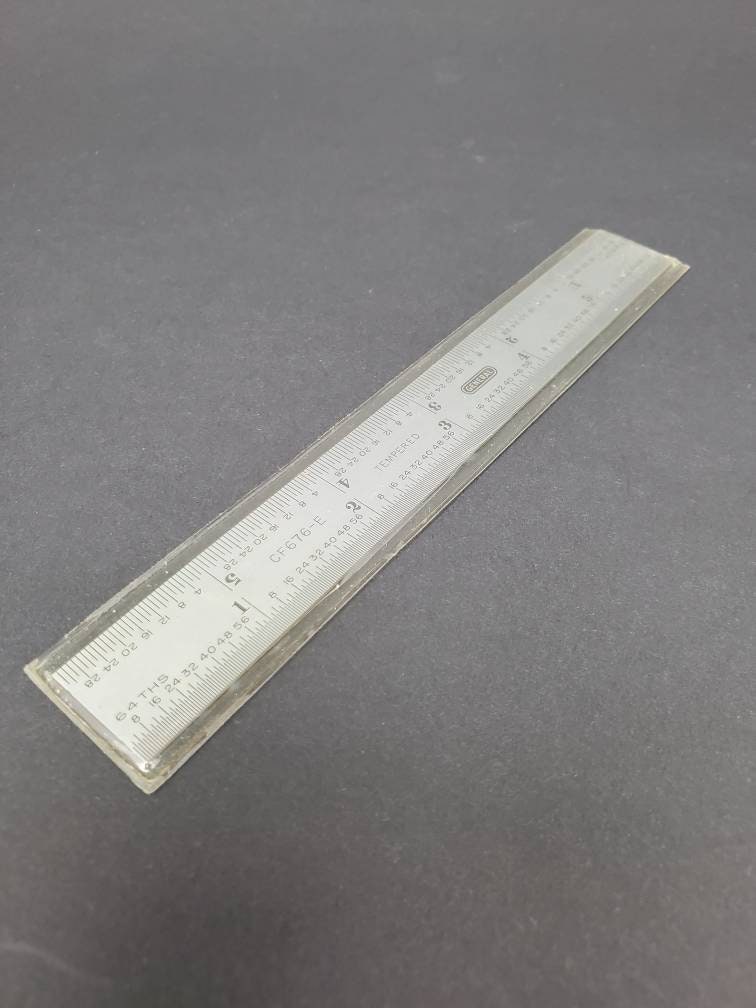 1970s General CF676-E Machinist's Ruler Gauge Made in | Etsy