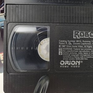 1987 Robocop Movie VHS VCR Tape - Etsy
