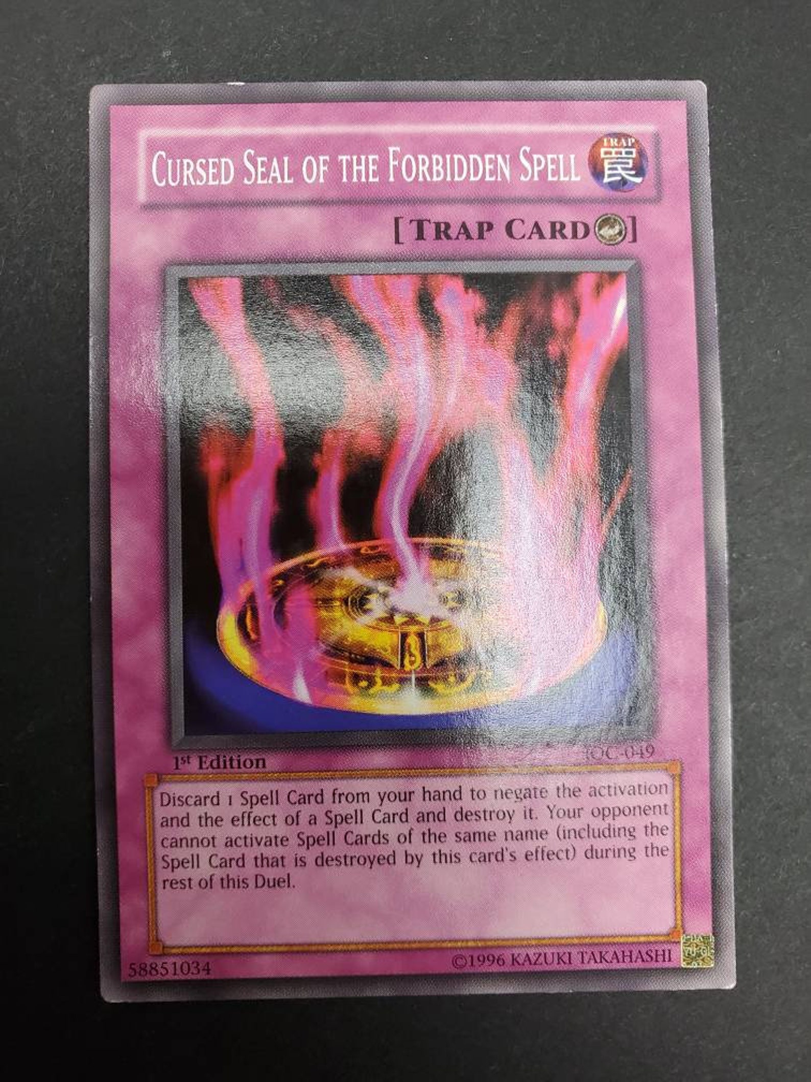 Cursed Seal of the Forbidden Spell IOC 049 Yugioh 1st Edition | Etsy