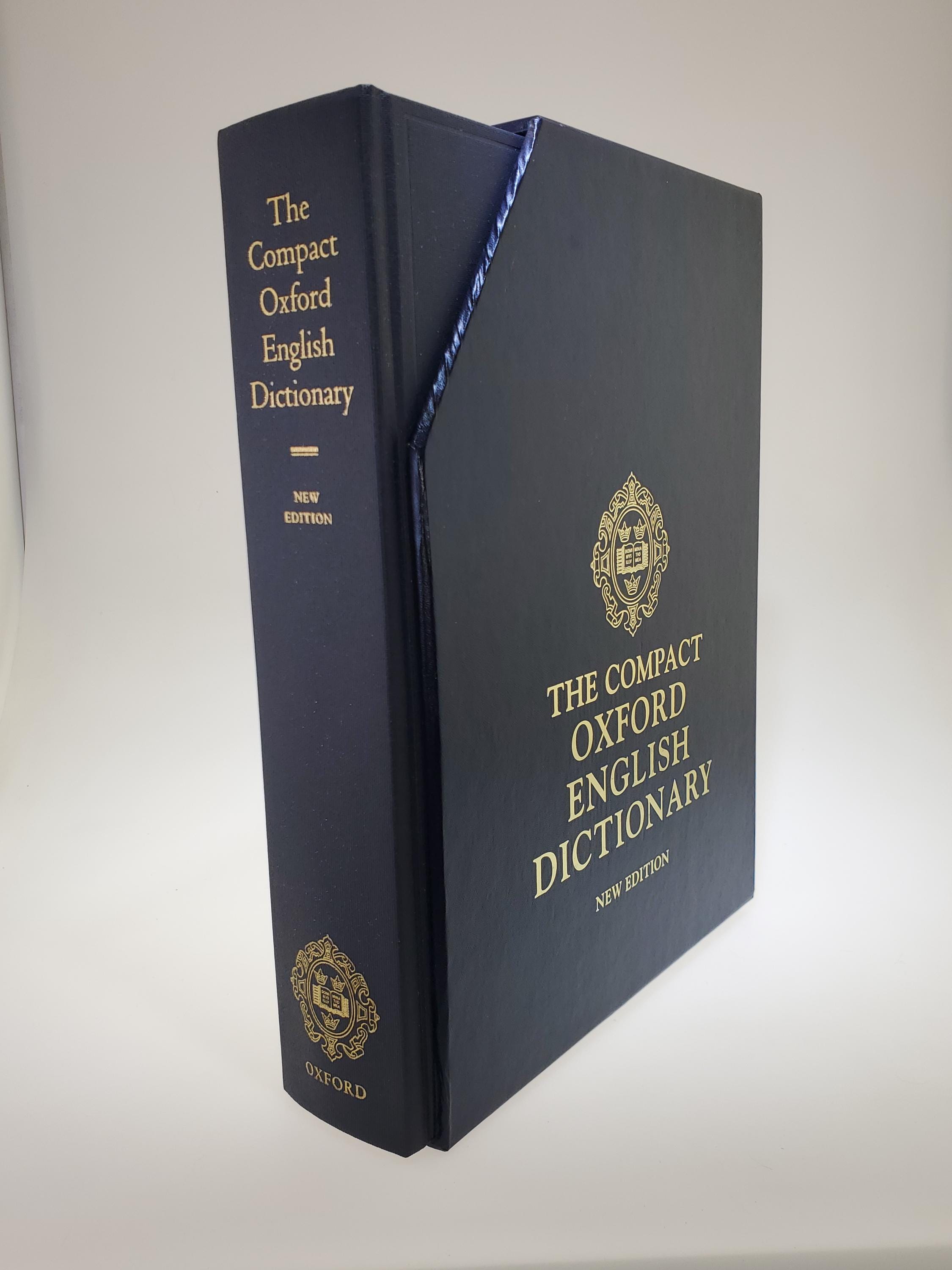 1994 the Compact Oxford English Dictionary Hardcover Book New Edition ...