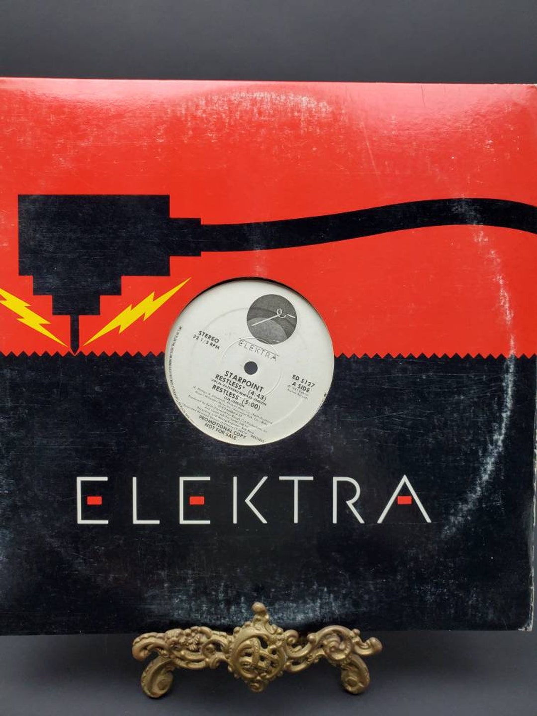 1985 Starpoint Restless Promo Single LP ED 5127 Elektra Records Vinyl ...