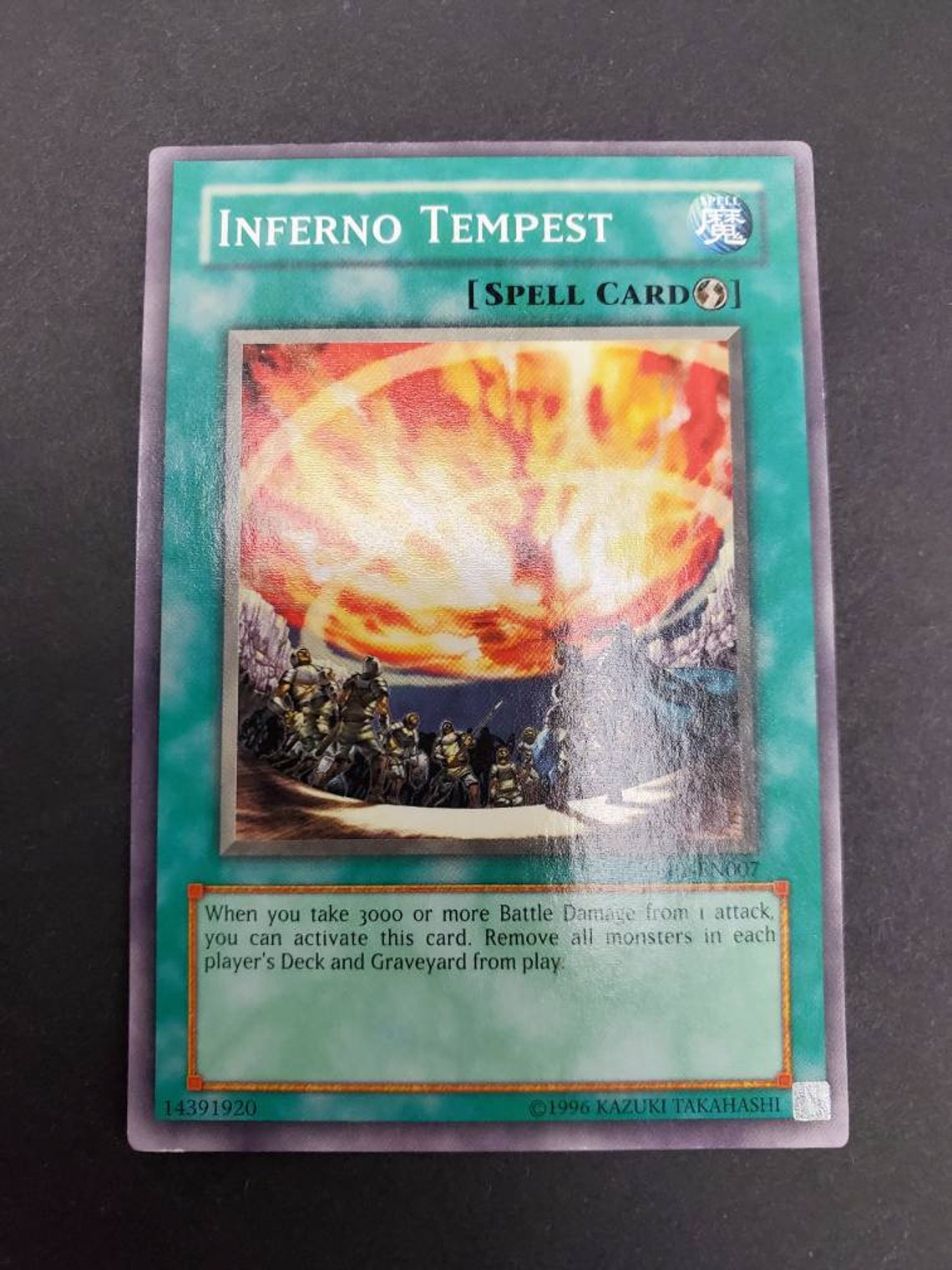 Inferno Tempest EP1 EN007 Yugioh Spell Card Trading Card Game - Etsy UK