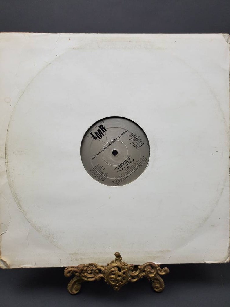 1987 Steve B Party Your Body Promo Single LP LMR 4000 A Lefrak - Etsy