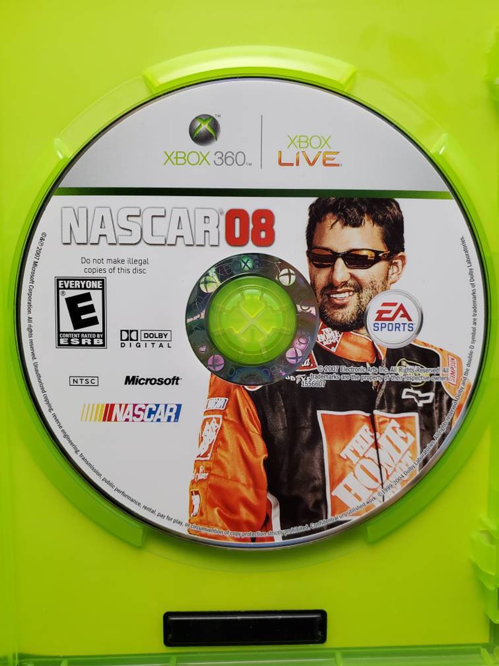XBOX 360 LIVE Nascar 08 Racing Microsoft Video Game CD Isbn 0 | Etsy