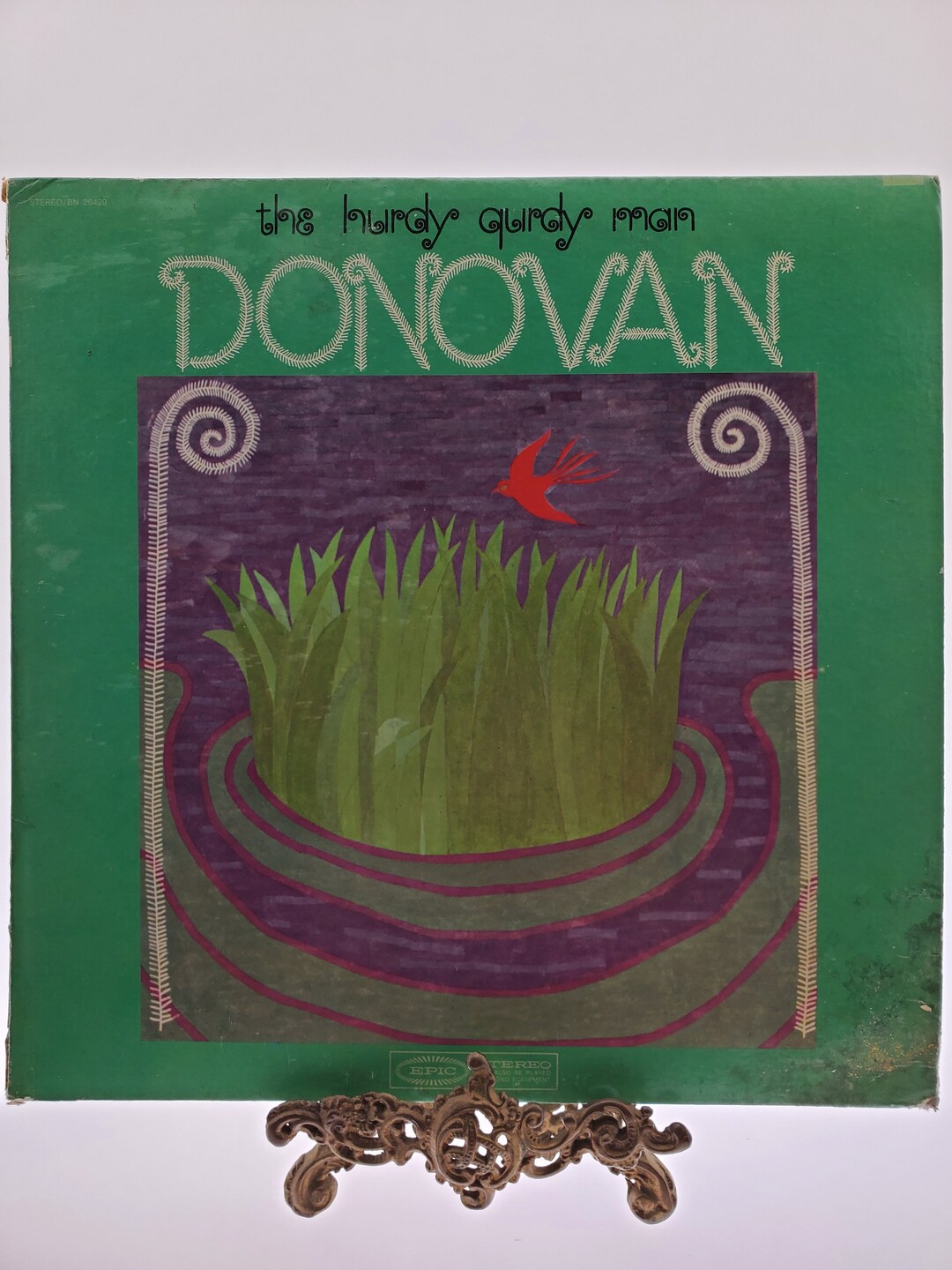 1968 Donovan LP the Hurdy Gurdy Man Stereo Vinyl Record Album BN 26420 ...