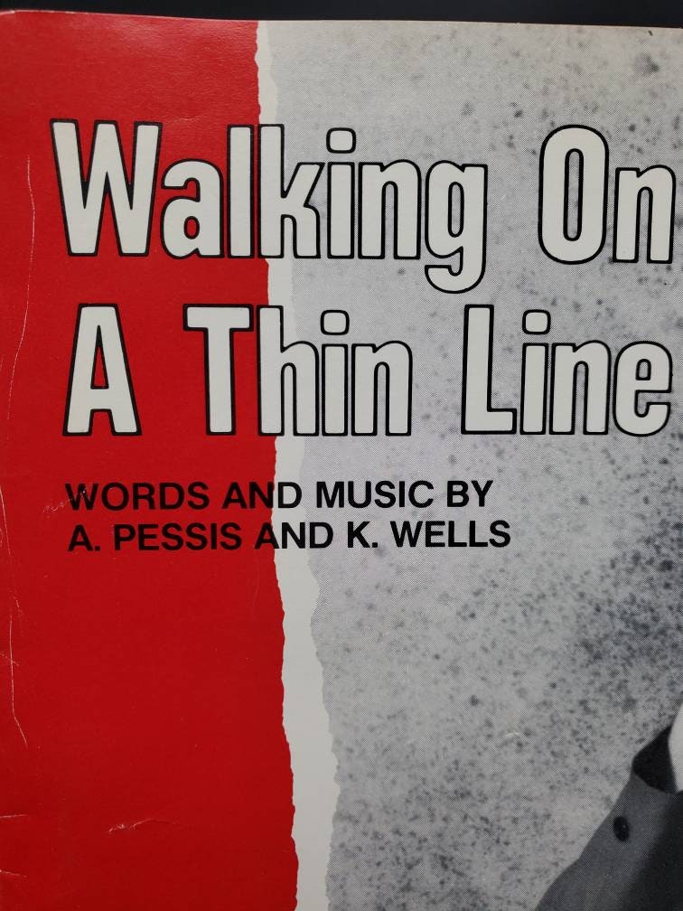 1984 Walking on a Thin Line Huey Lewis and the News Sheet | Etsy
