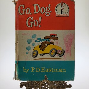 1961 Go Dog Go Hardcover Children's Book by P.D. Eastman I Can Read It ...