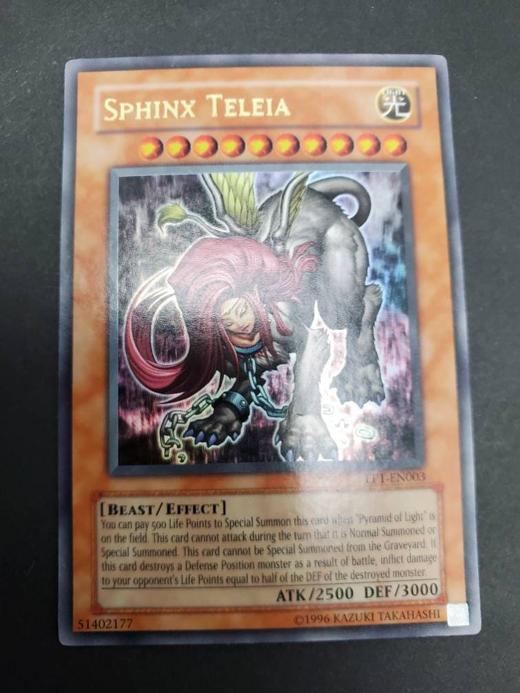 Sphinx Teleia EP1 EN003 Yugioh Holographic Card Trading Card - Etsy UK