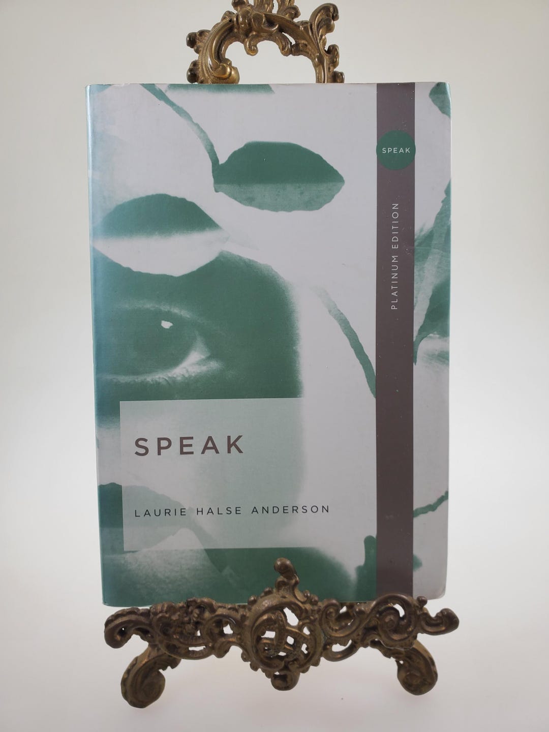 1999 Speak Platinum Edition Softcover Book by Laurie Halse Anderson ...