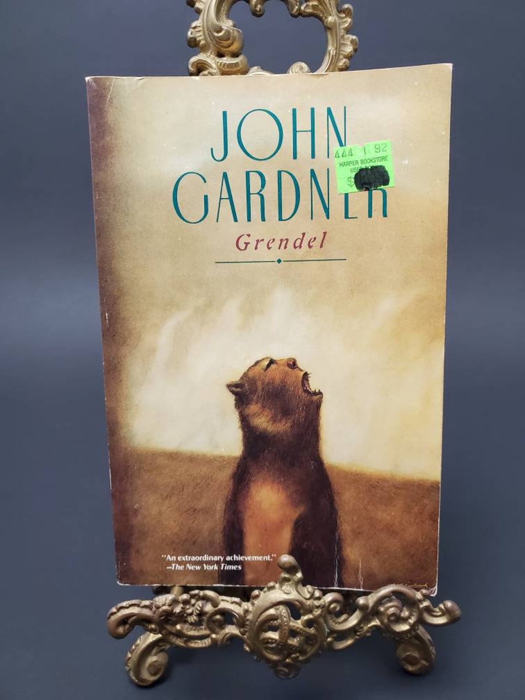1989 Grendel by John Gardner Softcover Book Fiction Vintage Books ...