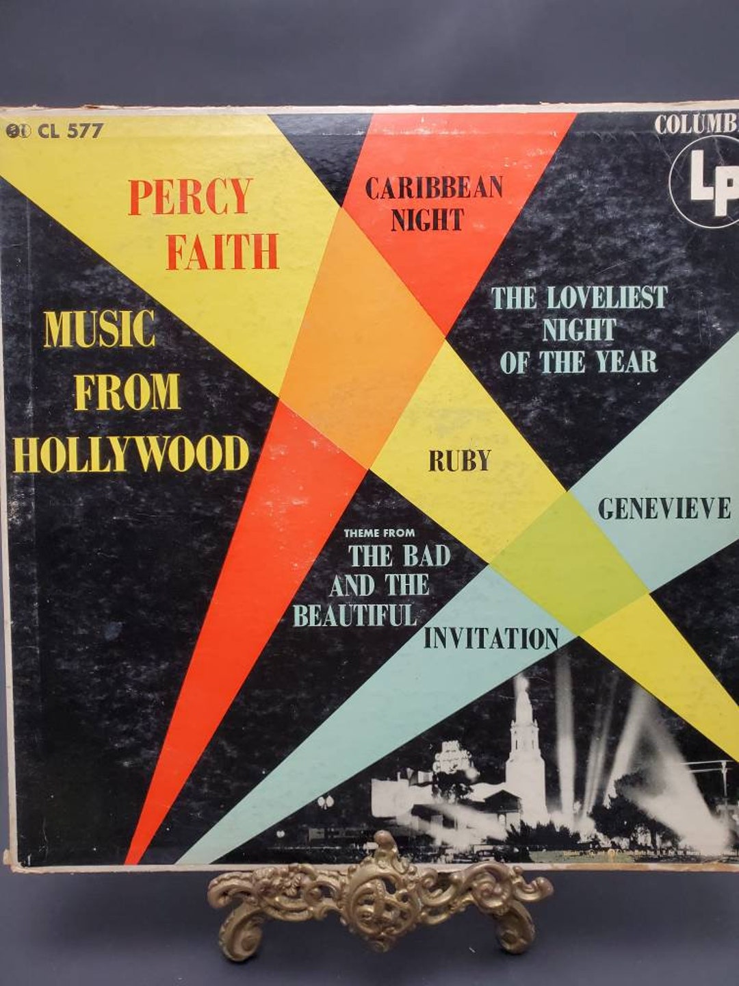 1954 Percy Faith and Orchestra Music From Hollywood LP CL 577 Columbia ...