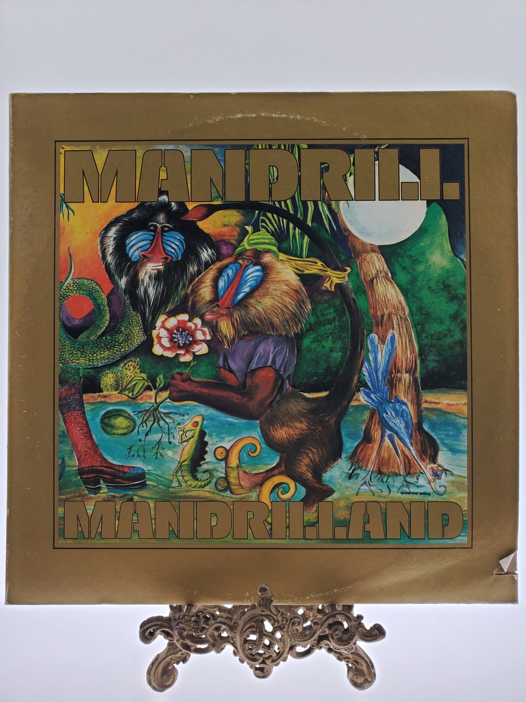 1974 Mandrill Double LP Mandrilland Stereo Vinyl Record Album PD2 9002 ...