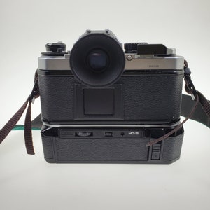 1985 Nikon FA 35mm Film Camera Body With MD-15 Motor Drive and Nikon ...