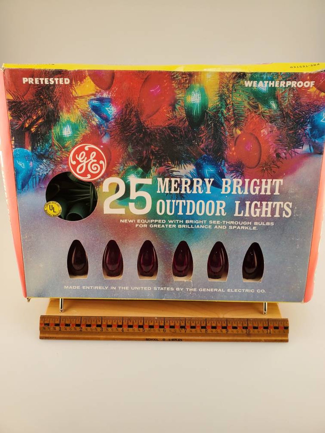 GE Merry Brite Outdoor Lights, Nela Park Mid Century Modern Christmas ...