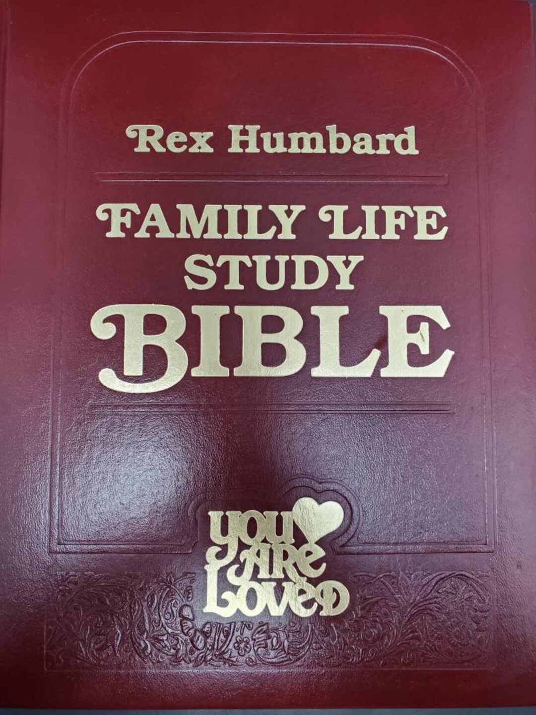 1982 Old Testament New Testament Family Life Study Bible by Rex Humbard ...