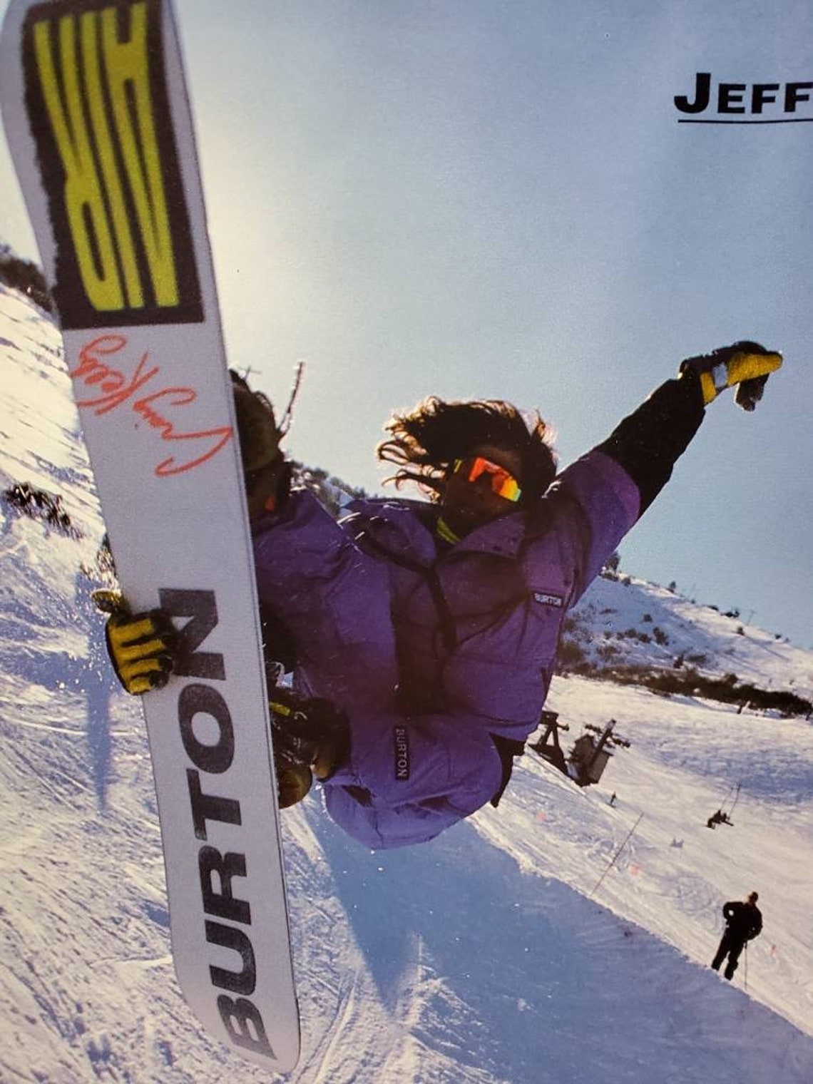 1990s Jake Burton Autograph on Jeff Brushie's Photograph - Etsy