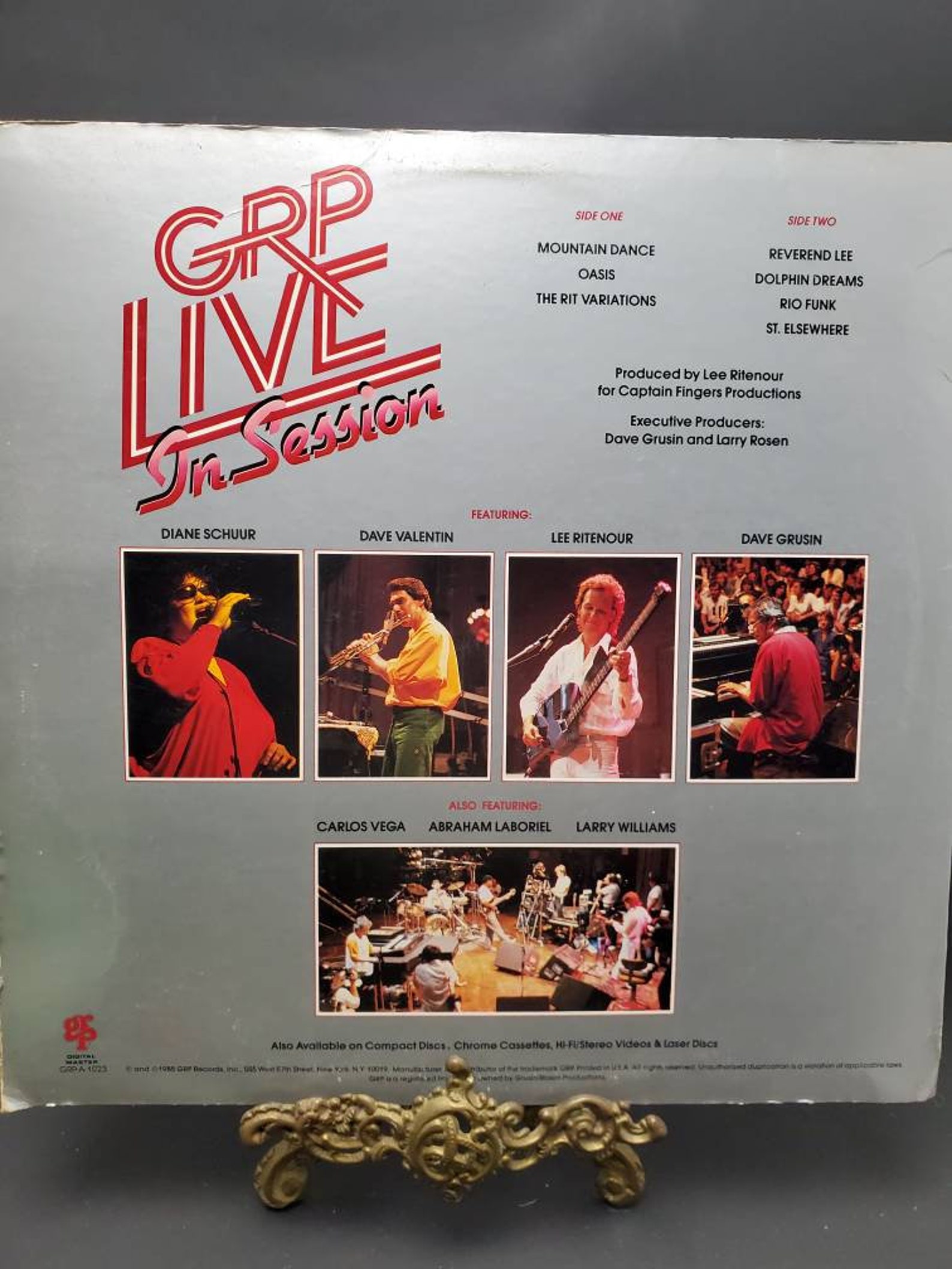 1985 GRP Live in Session LP GRP 1023 Digital Master Records | Etsy