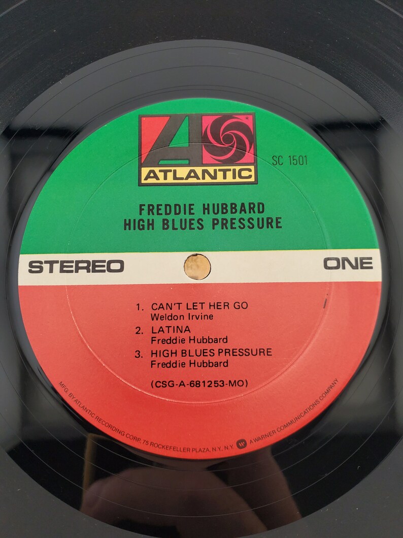 1968 Freddie Hubbard LP High Blues Pressure Stereo Vinyl Record Album ...