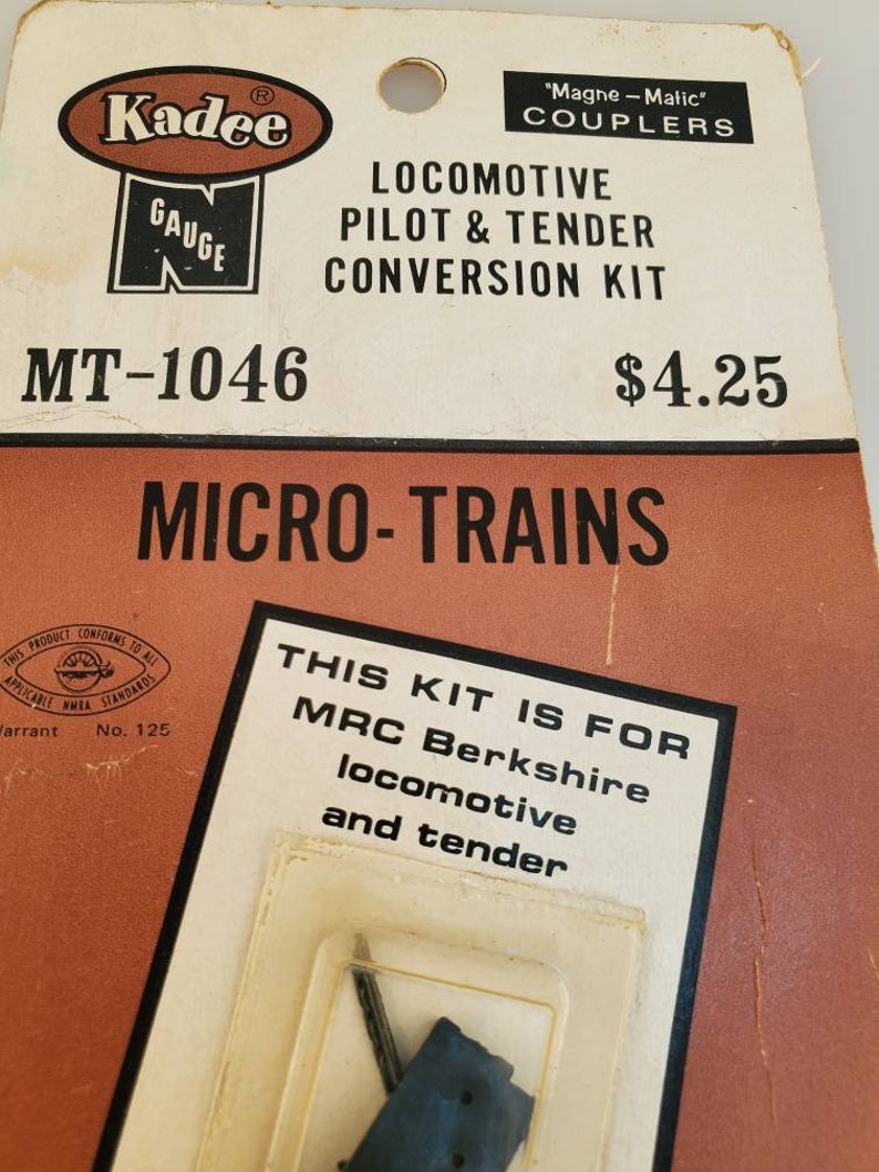 Micro Trains N Gauge Kadee MT-1046 Train Locomotive Pilot & - Etsy