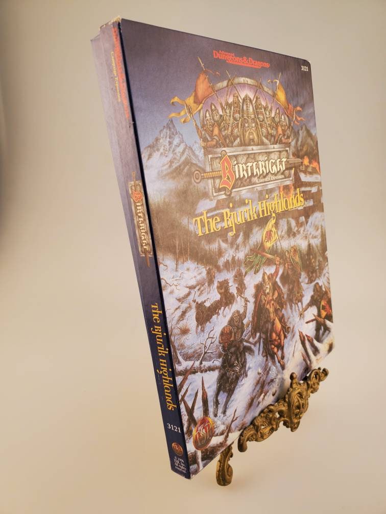 TSR 3121 Birthright The Rjurik Highlands Advanced Dungeons and | Etsy