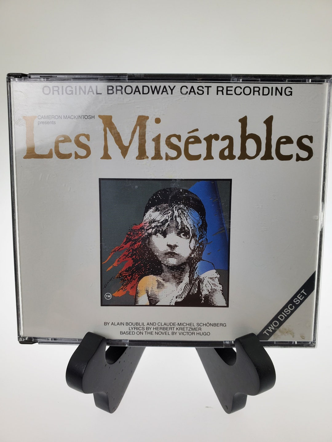 1987 Les Miserables CD Two Disc Box Set Original Broadway Cast ...