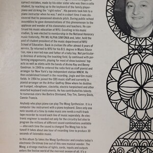 1969 Sy Mann LP Switched on Santa Moog Synthesizer Christmas Favorites ...