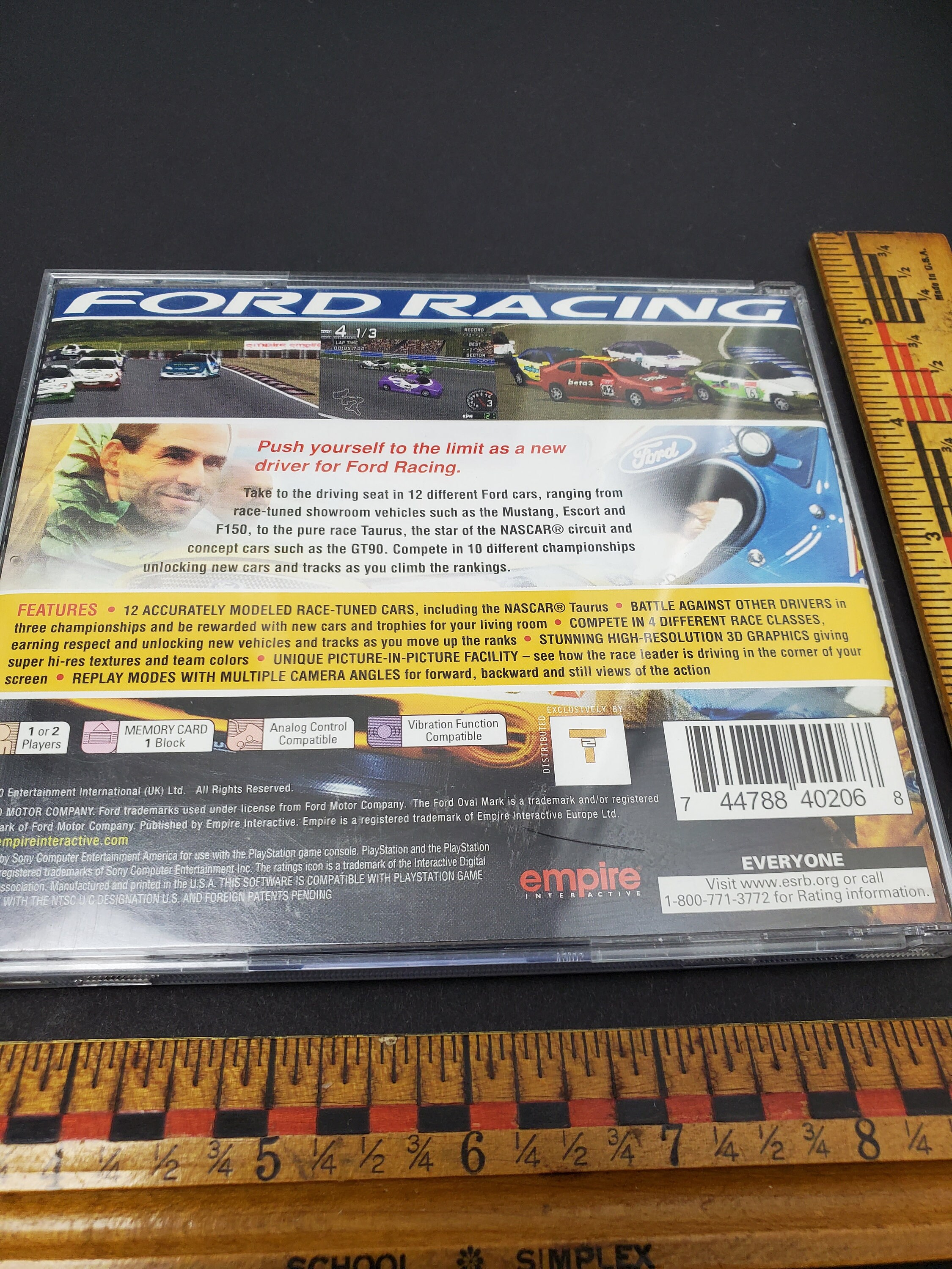 Playstation 1 Ford Racing Sony Playstation One PS1 Video Game | Etsy