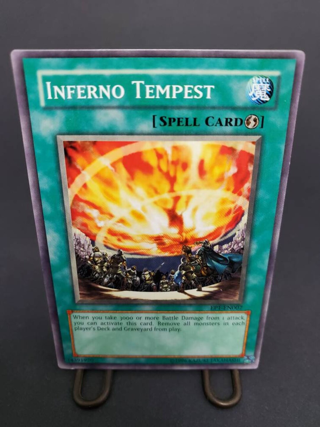Inferno Tempest EP1 EN007 Yugioh Spell Card Trading Card Game Copyright ...