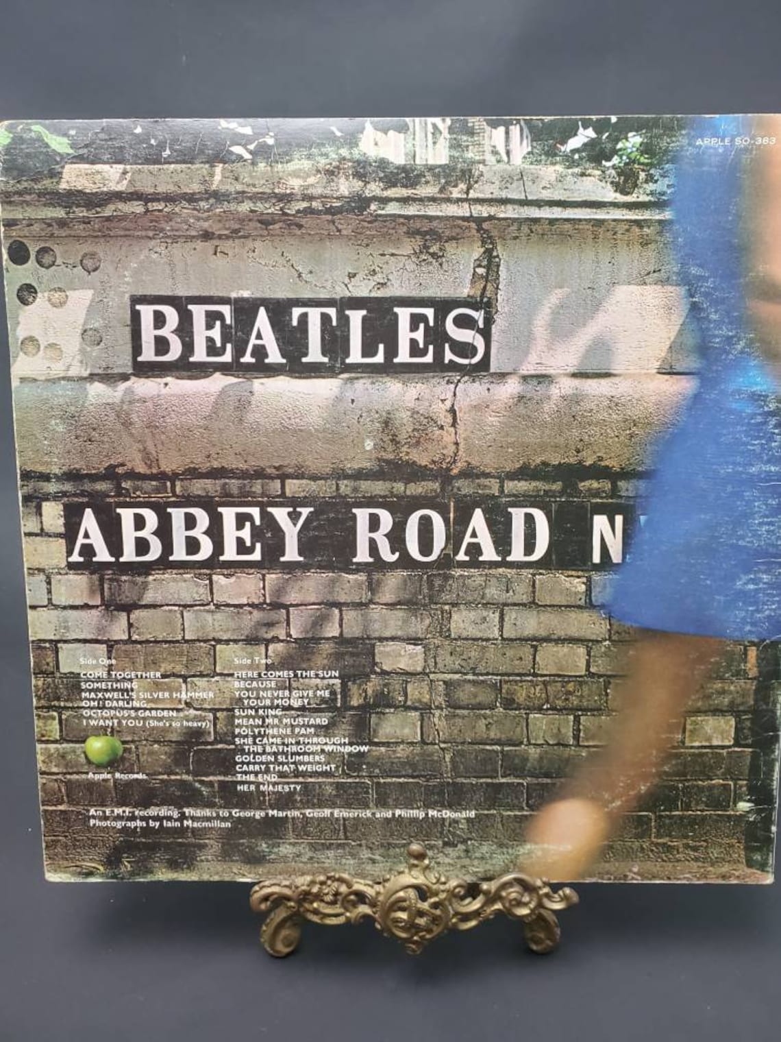 1969 the Beatles Abbey Road LP Apple SO-383 Vinyl Record Album - Etsy