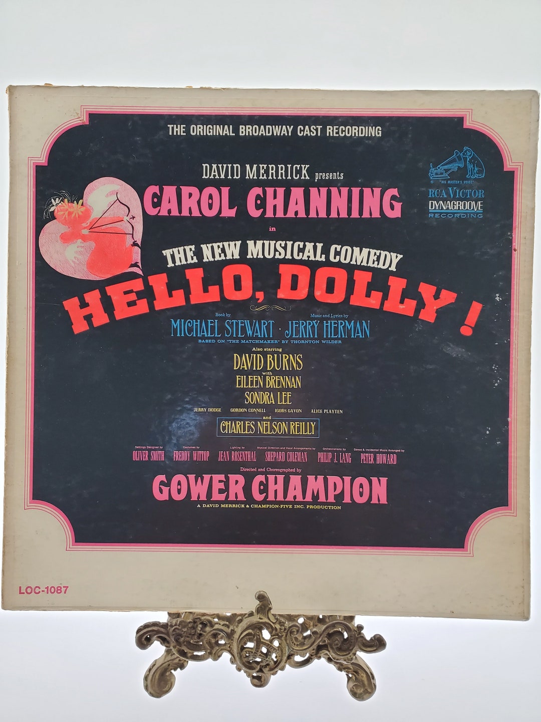 1964 Hello Dolly LP the Original Broadway Cast Recording Vinyl Record ...