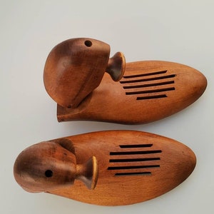 Paired Spring Loaded Shoe Tree, Spring Tension Shoe Tree, Vintage ...