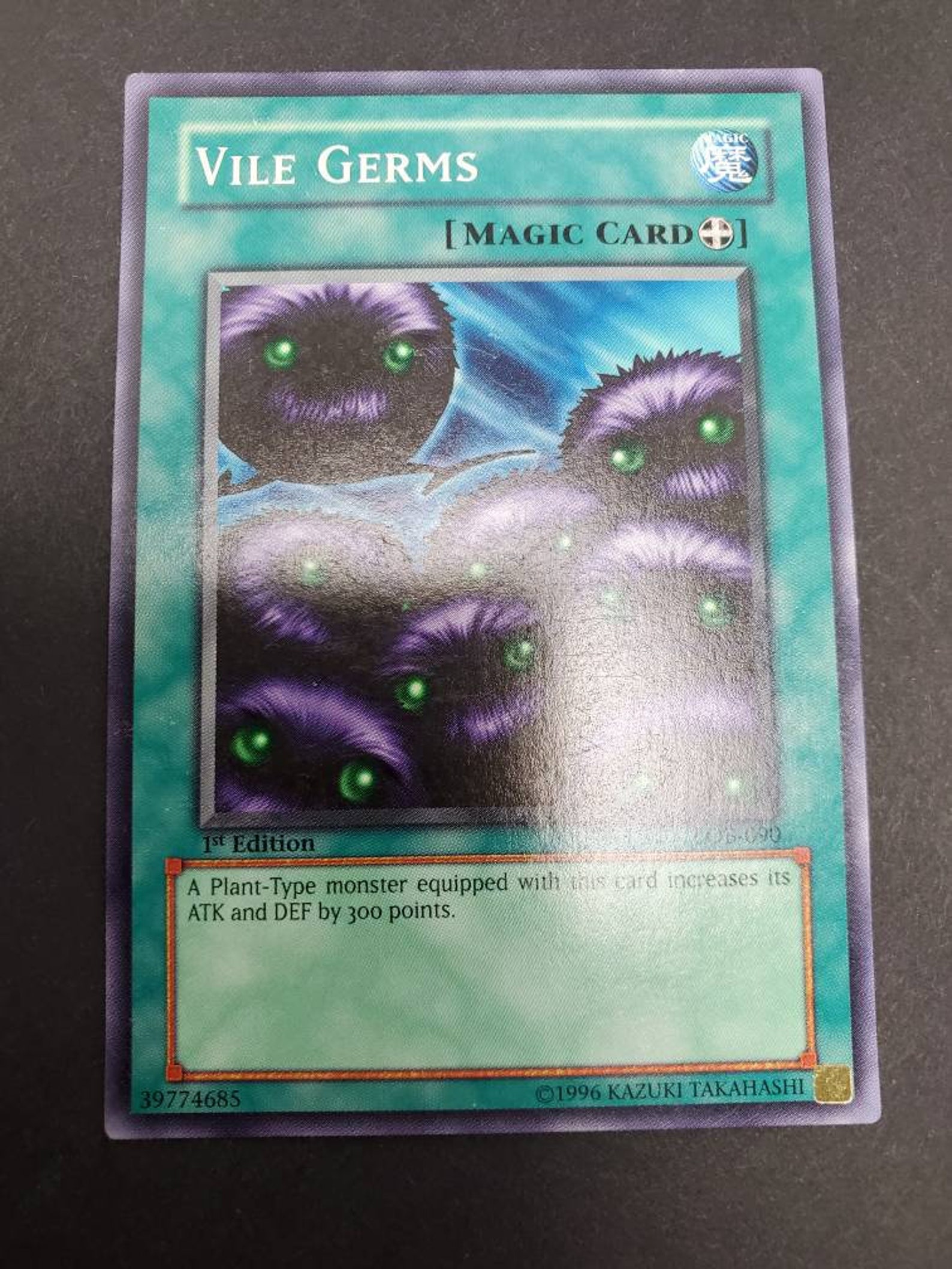 Vile Germs LOB-090 Yugioh 1st Edition Trading Card Game 1996 - Etsy UK