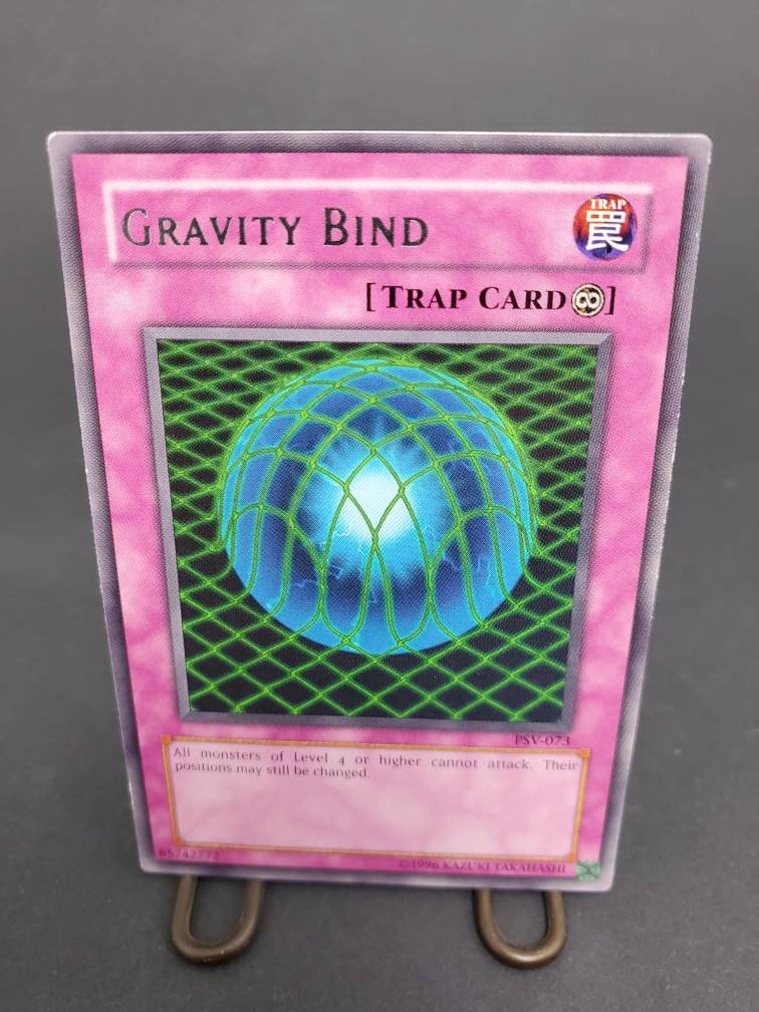 Gravity Bind PSV 073 Yugioh Tarp Card Trading Card Game 1996 Copyright ...