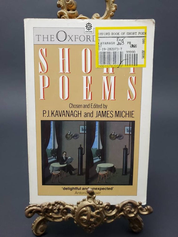 1991 The Oxford Book of Short Poems by PJ Kavanagh and James | Etsy