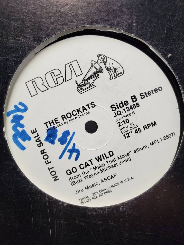 1983 The Rockats Make That Move Go Cat Wild LP JQ-13468 RCA | Etsy
