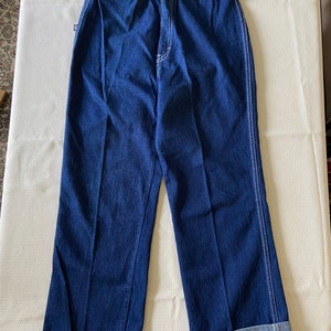 1970s 80s Disco Jeans, Gitano Jeans Vintage, Dark Wash Jeans, High ...