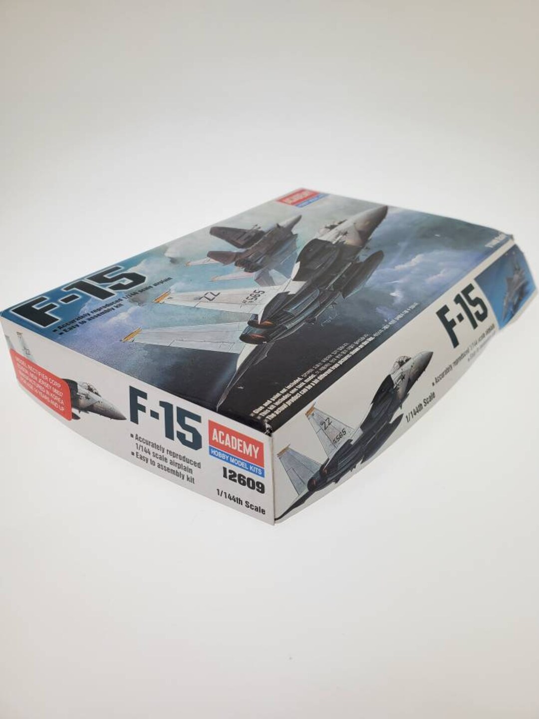 1999 F-15 Air Force Fighter Jet 1/144th Academy 12609 Hobby Model Kits ...