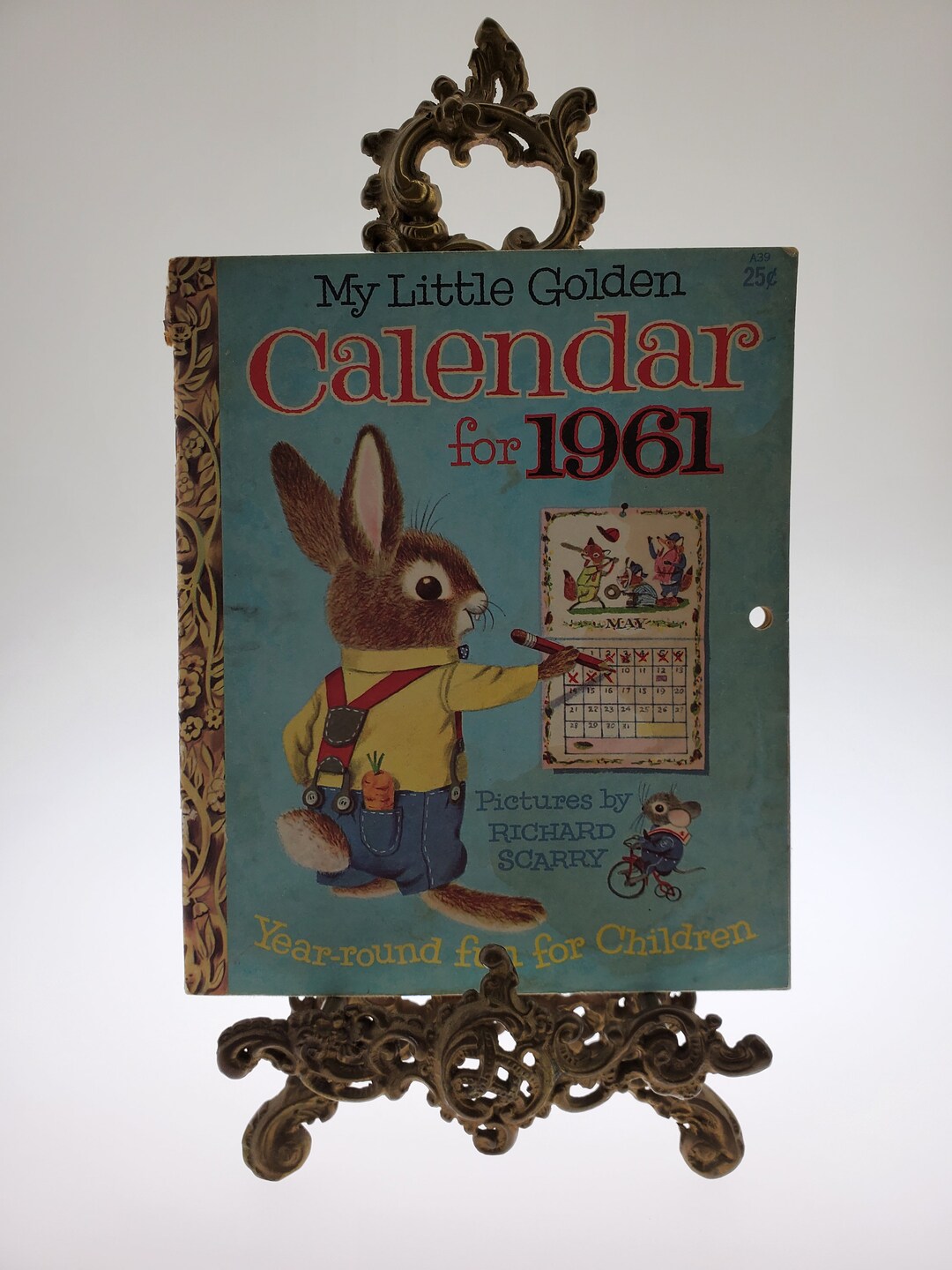 1960 My Little Golden Calender for 1961 Year Round Fun for Children ...